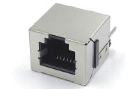China RJ11 Female Connector 6P6C Tab Down 125V 1.5A Single Port Without LEDs - TM52T511EBX11 for sale