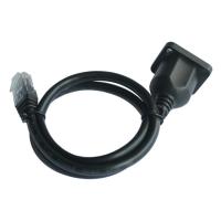 China RJ45 Network Extension Cable 600mm 8P8C Plug to Female Connector TMCABLE060116 with 750+ Cycle Durability for sale