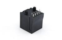 China TM52D011SXX42 Top Entry 10-Pin RJ45 Connector - 15.26×16.56×16.29mm Dimensions with 11.43mm Pin Spacing for sale