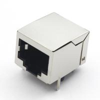 China Single Port 10-Pin RJ45 Connector Without LED 18.15mm 125V 1.5A TM56A011EXX11 for sale