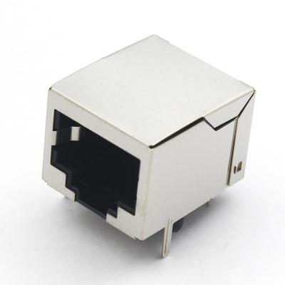 China Single Port 10-Pin RJ45 Connector Without LED 18.15mm 125V 1.5A TM56A011EXX11 for sale