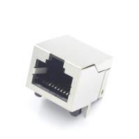 China TM5JA011EXX41 10-Pin RJ45 Female Connector Shielded 14.80mm x 16.80mm x 14.90mm 125V 1.5A for sale
