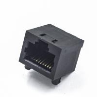 China Unshielded 10-Pin RJ45 Female Connector Without Magnetic 15.15mm Length 125V 1.5A TM55T011EXX41 for sale