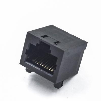 China Unshielded 10-Pin RJ45 Female Connector Without Magnetic 15.15mm Length 125V 1.5A TM55T011EXX41 for sale