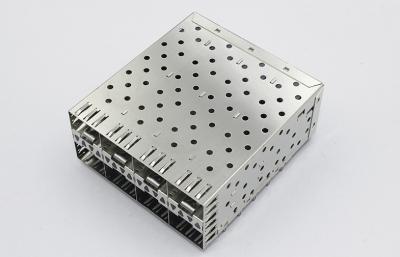 China 2x6 SFP Module Connector TMSFPX26EXXX3 with 300V AC Rating and 12-Port Stacked Structure for sale