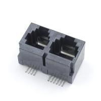 China LCP UL94V-0 1x2 SMD RJ11 PCB Socket Tab UP 6P6C 125V 1.5A ISO9001 for sale