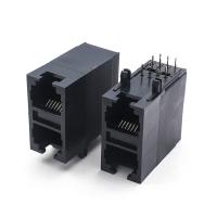 China RJ11 6P6C Modular Jack Connector - 1.5A 30mΩ 125V PCB Mount Without LED TM59B521SXX11 for sale