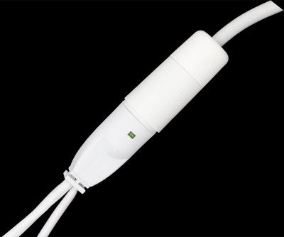 China POE Camera Patch Cord RJ45 to DC Jack US Plug 110mm 8P8C Connector TMCABLE060141 for sale