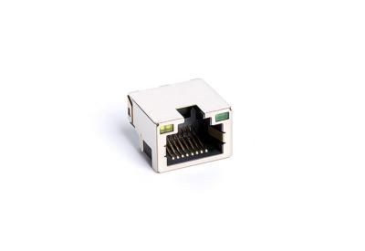 China Offset Type Rugged SMT RJ45 Jack 8P8C Connector 15.2mm Length 125V 1.5A Rating TM58S811EXX1K for sale