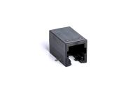 China FR52 SMT Black Plastic 4 Pin RJ11 Female Connector 18.1mm Length 125V 1.5A Rating for sale