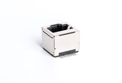 China Modular SMT RJ45 Jack Without Integrated Transformer Magnetics 180° Orientation Top Entry for sale