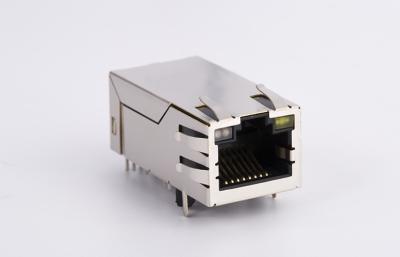 China RJ45 Connector Cat5e 1G Magnetic DIP Mount 32.5mm Length with 1500Vrms Isolation for Fast Ethernet for sale