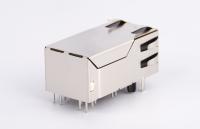 China 33.02mm POE RJ45 Connector 1G Magnetic DIP Mount -40℃ to +85℃ Operating Temperature for CAT5/CAT6 for sale