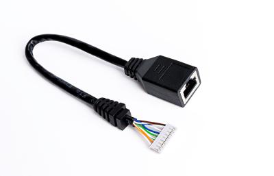 China 8P8C RJ45 Patch Cable 228mm Length 24AWG Copper Ethernet Cord with UL RoHS Certification for sale