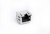 China Tab UP RJ45 PCB Connector TM5JE811T2216 - 8P8C Shielded Modular Jack with EMI-Finger, 125V 1.5A Rating for sale