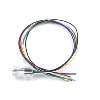 China Industrial RJ45 Patch Cable TMCABLE040015 - 150mm Length, 8P6C Connector, UL1061 Cable, 750+ Cycle Durability for sale