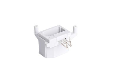 China Cate5e 6P4C Vertical PCB RJ11 Modular Jack Connector 125V 1.5A with UL RoHS Certification for sale
