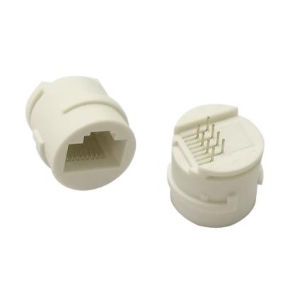 China Black Metal RJ45 Modular Connector 8P8C Unshielded No LED 125V 1.5A for sale