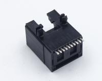 China 1x1 Single Port SMT Type Low Profile RJ45 PCB Jack for sale