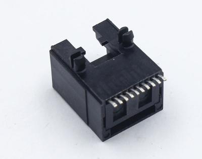 China 1x1 Single Port SMT Type Low Profile RJ45 PCB Jack for sale
