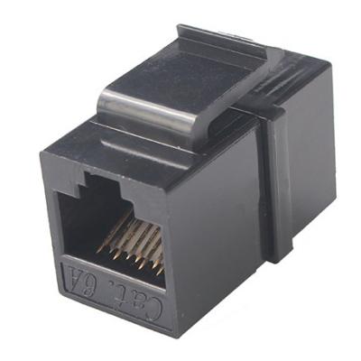 China CAT6 Unshielded RJ45 Single Port Modular Jack 8P8C Connector 125V 1.5A Rating for sale