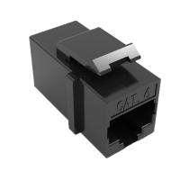 China Keystone Female to Female Cat6 RJ45 Modular Coupler - 8P8C, 125V 1.5A, UL RoHS Certified for sale