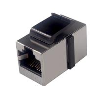 China UL94V-0 Shielded Cat5e RJ45 Modular Keystone Connector 8P8C 125V 1.5A Network Coupler for sale