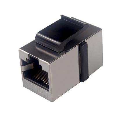 China UL94V-0 Shielded Cat5e RJ45 Modular Keystone Connector 8P8C 125V 1.5A Network Coupler for sale