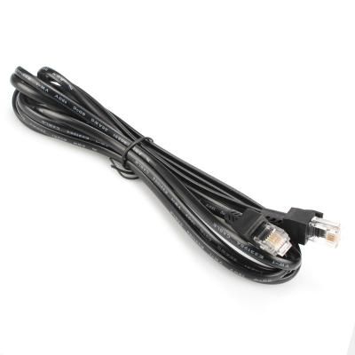 China 26AWG 4C RJ11 Plug to Plug PVC Telephone Cable 3050mm Length with 750 Cycle Durability for sale