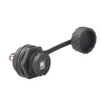 China USB BF to USB 2.0 AF Female to Female Waterproof Coupler 125V 1.5A Industrial Grade for sale