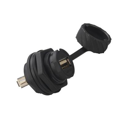 China UL94V-0 USB 2.0 AF Female to Female Coupler Adapter 1.5A 125V Industrial Grade for sale