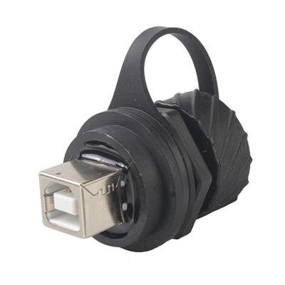 China Industrial USB-BF Female to Female Coupler Waterproof Dustproof 125V 1.5A for Printing Equipment for sale