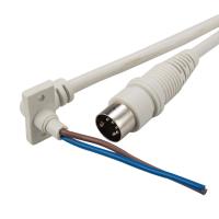 China Male 5PIN to 2PIN DIN Connector Cable Power Cord 300V 2A for Medical Equipment for sale