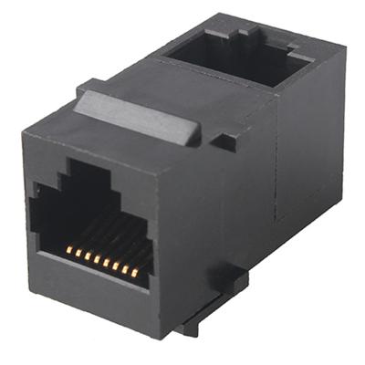 China Cat3e RJ45 Modular Connector 8P8C Female Adapter - 125V 1.5A Rating with 30.6mm Length for sale
