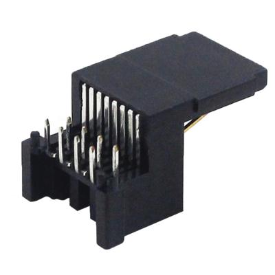 China TMZJ014038 18.3mm Unshielded RJ45 Adapter Half Board Bracket - 125V 1.5A 8P8C Connector for sale