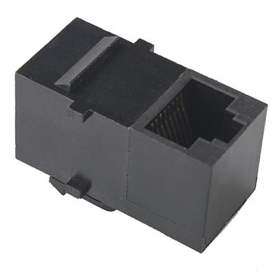 China RoHS Cat3e RJ11 Female Connector 6P6C 90° Extension Adapter - 30.3mm × 14.45mm × 16.05mm, 125V 1.5A Rating for sale