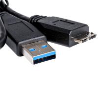 China USB 3.0 A Male to Micro B Male Extension Cable with 9-Position Connectors and 1000-Cycle Durability for sale