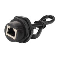 China ODM Waterproof RJ45 Male to Female Network Cable 8P8C 125V 1.5A for Outdoor Applications for sale