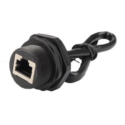 China ODM Waterproof RJ45 Male to Female Network Cable 8P8C 125V 1.5A for Outdoor Applications for sale