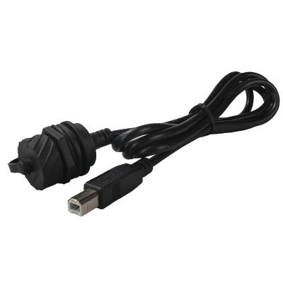 China USB B Male to Female Waterproof RJ45 Ethernet Cable for Printers - 125V 1.5A Rating with 8P8C Connector for sale