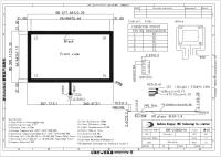 China Antiglare Large 5 Wire Resistive Touch Screen Panel For Kiosk FPC Length 110mm for sale