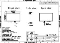 China 10 Inch PCAP Capacitive Touch Screen Display GT9271 Driver IC ISO9001 for sale