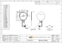 China 1.3 inch 240x240 round shape TFT LCD display with spi interface customized display for sale