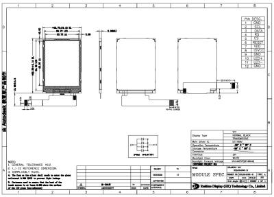 China Transmissive TFT Panel Display 2.8v , Anti Glare IPS Touch Screen for sale