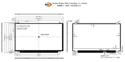 China 15.6 LCD Industrial TFT Display Touch Screen For Kiosk 3.1w 30 PIN FPC for sale