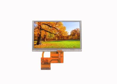 China Horizontal 4.3inch Resistive Touch Screen Display For Handheld Device 4 Wire for sale