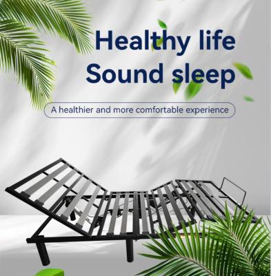 China MIENSI B100 Smart Adjustable Bed with 0-70° Head & 0-45° Foot Adjustment, Wireless Remote Control, 10-Year Warranty for sale