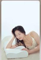 China PW100 Bamboo Memory Foam Pillow for Neck Pain Relief - Wave High-Low Shape with Removable Cover for sale