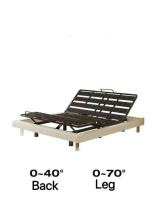 China OEM ODM Smart Recliner Bed with 2mm Cold Drawn Steel Frame - King 76x84 Queen 60x80 Single 54x75 Size Options for sale