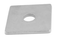 China DIN436 M24 Large Square Flat Washer Round Hole Rectangular Shape Steel Zinc Plated for sale